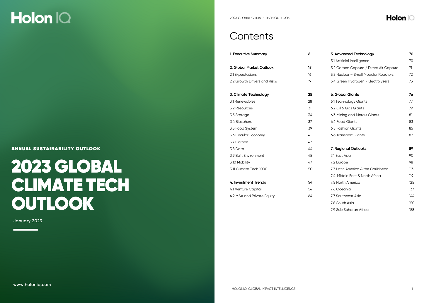 2023 Global Climate Tech Outlook